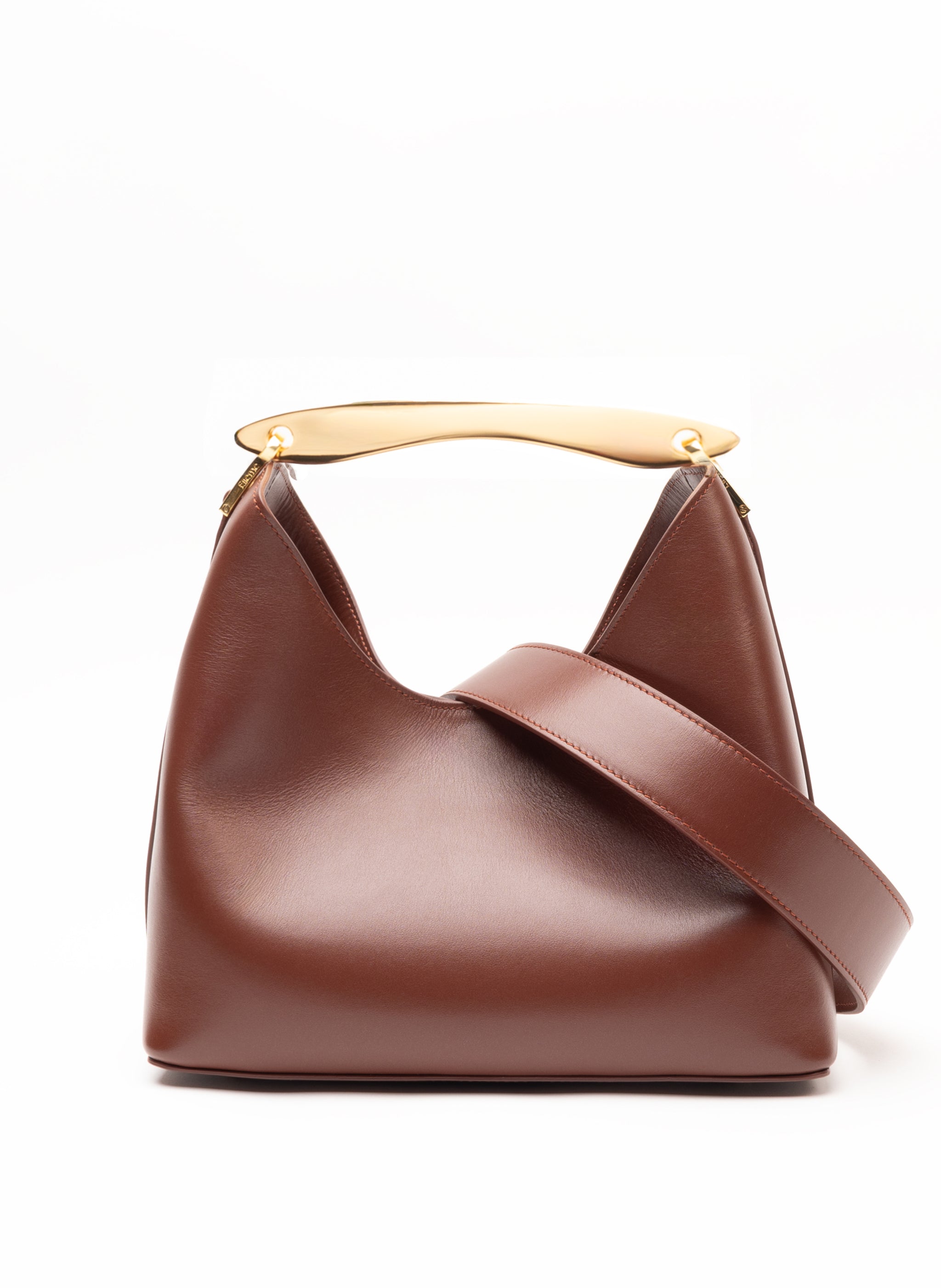 Boomerang Leather Russet - Handbags for Women - Elleme