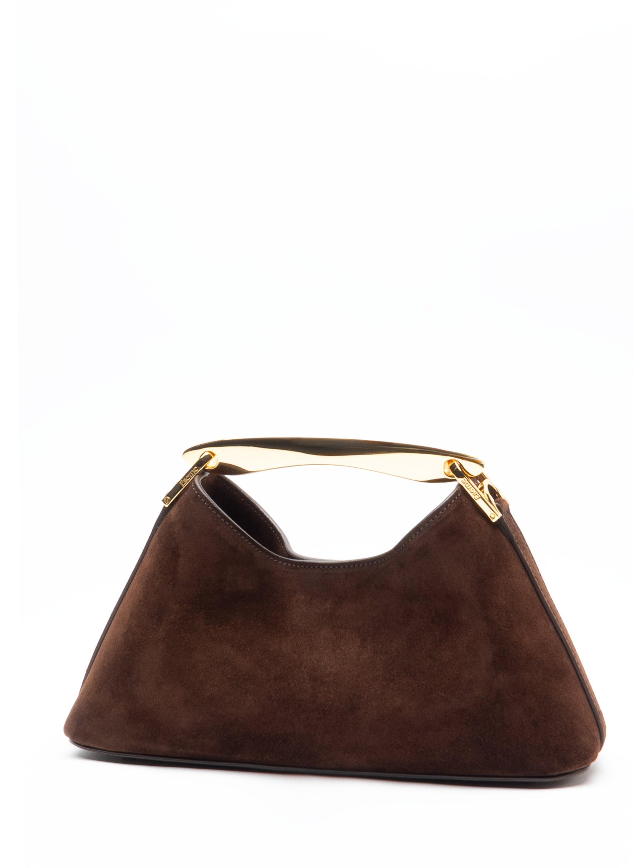 Mini Boomerang Suede Brownie - Micro Bags for Women - Elleme